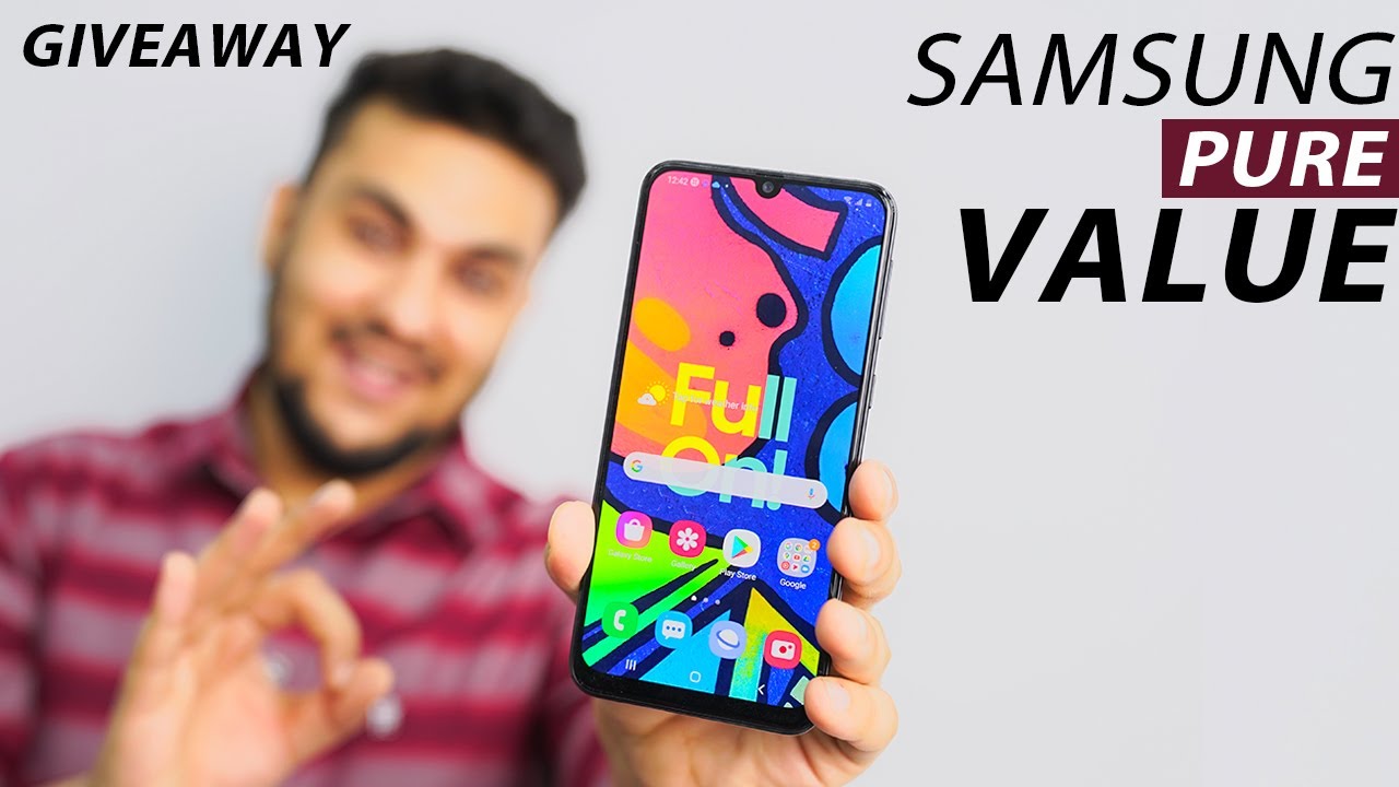 Full SAMSUNG Package At Rs. 10,860 | Galaxy F41 | GIVEAWAY - YouTube