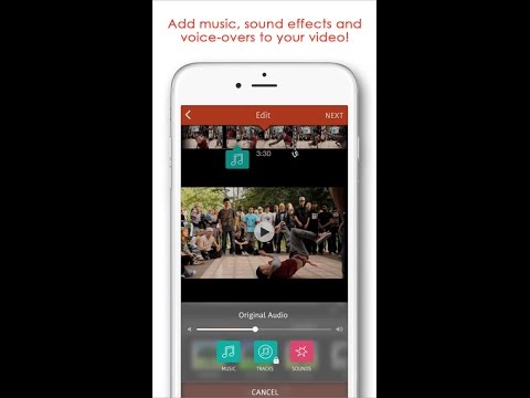 iPhone'da videoya mahni elave etme (mahni ucun itunese ehtiyac yoxdu)