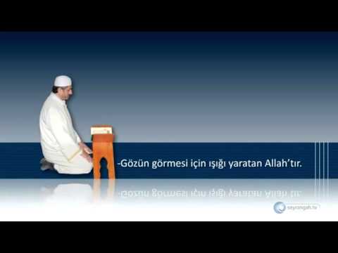 Iyiligin Allah'tan, kötülügün kuldan olmasi  VIDEO   5