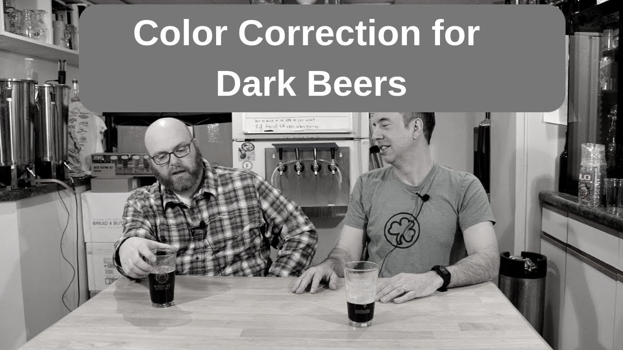 Dry Stout Tasting and How to Color Correct Your Dark Beers - YouTube