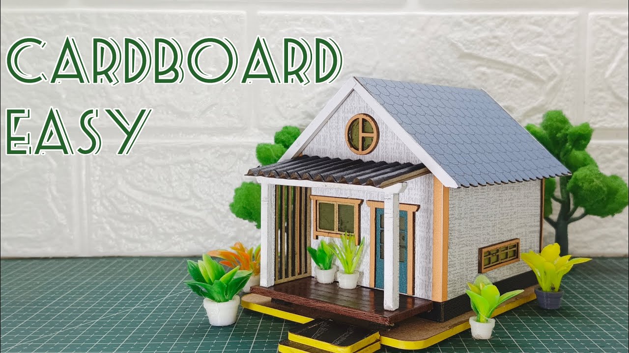 Beautiful House Craft Easy - YouTube