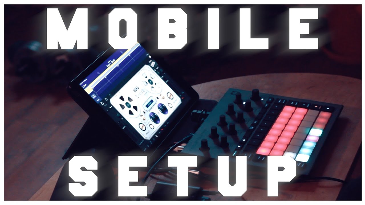 Mobile music production setup | Korg Gadget 3 | Novation Circuit Rhythm ...