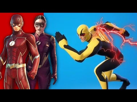 Custom REVERSE FLASH & JESSE QUICK join the FLASH in FORTNITE! Viewer request! - YouTube