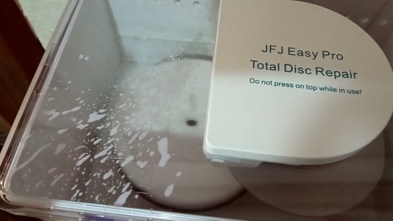 JFJ Easy Pro disc repair on Dreamcast disc - YouTube