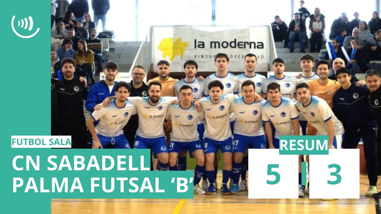 RESUM | CN Sabadell 5-3 Palma Futsal ‘B’ | Segona B futsal (J20) - YouTube
