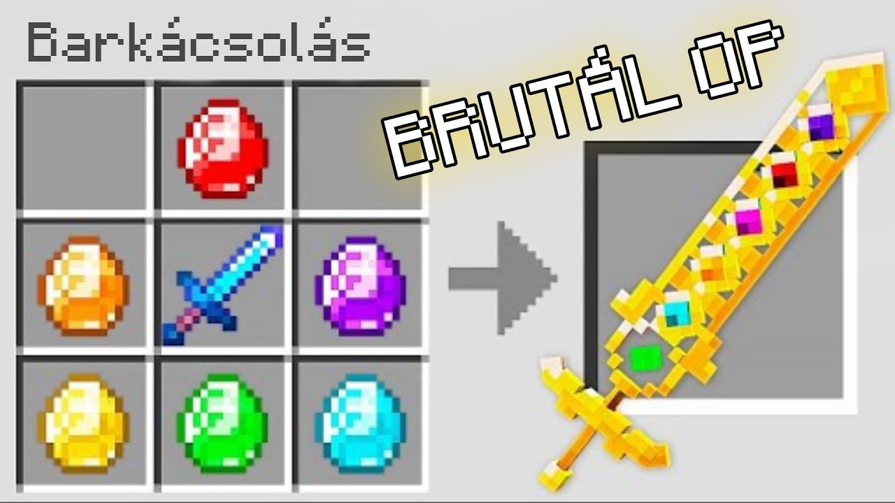 A LEGERŐSEBB KARD A MINECRAFTBAN! - YouTube