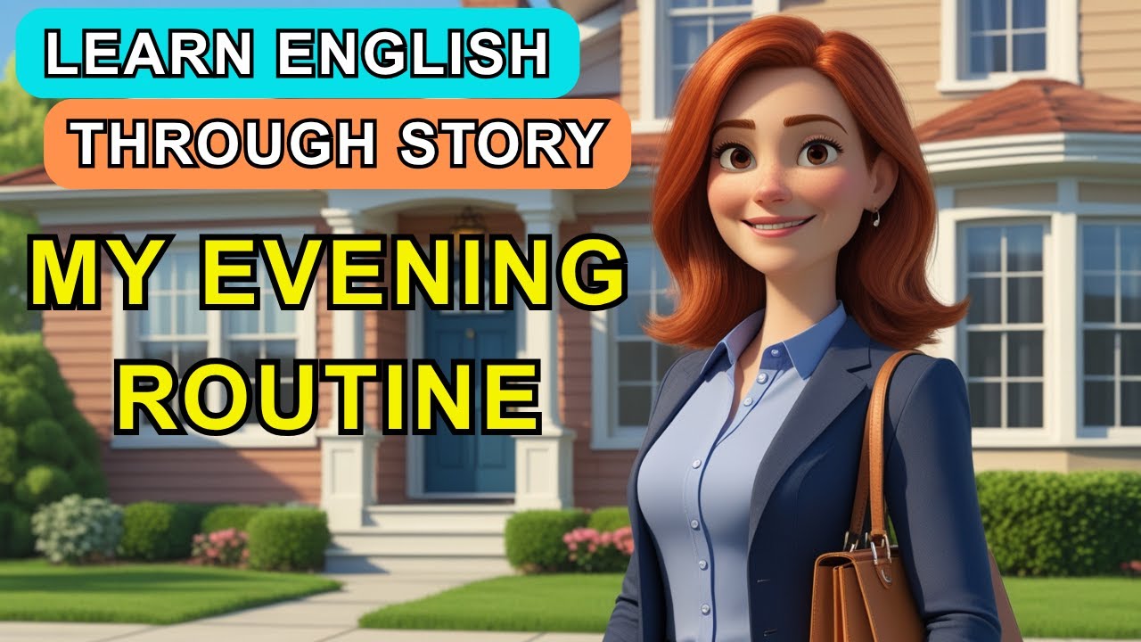 My Evening Routine | Learn English Through Story Level 2 | Improve ...
