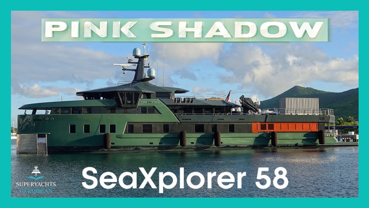 Premiere! 190’/58.00m explorer yacht 2023 PINK SHADOW makes her debut ...