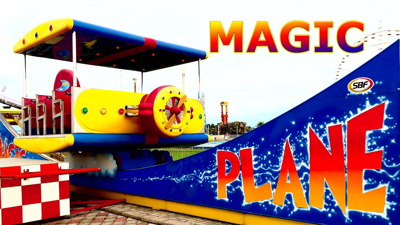 Самолет кукурузник Парк аттракционов Magic plane Аттракцион Влог - YouTube