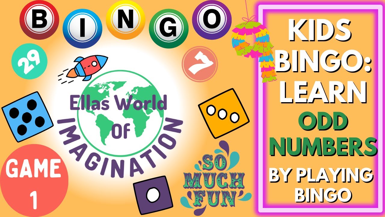 Maths Game For Kids | Odd Number Bingo | Game 1 - YouTube