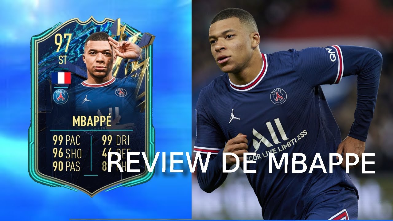 EL MEJOR JUGADOR DE FIFA 22?😮😮😮 REVIEW DE MBAPPE TOT - YouTube