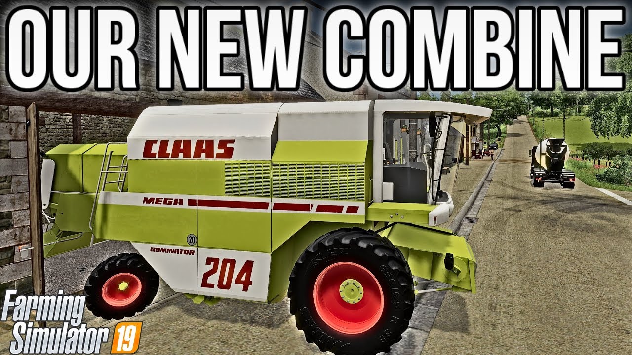 ADDING A CLAAS COMBINE TO THE FLEET! | The Old Stream Farm FS19 Seasons ...