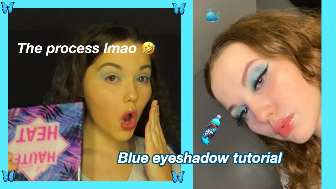 Blue Eyeshadow Tutorial Youtube
