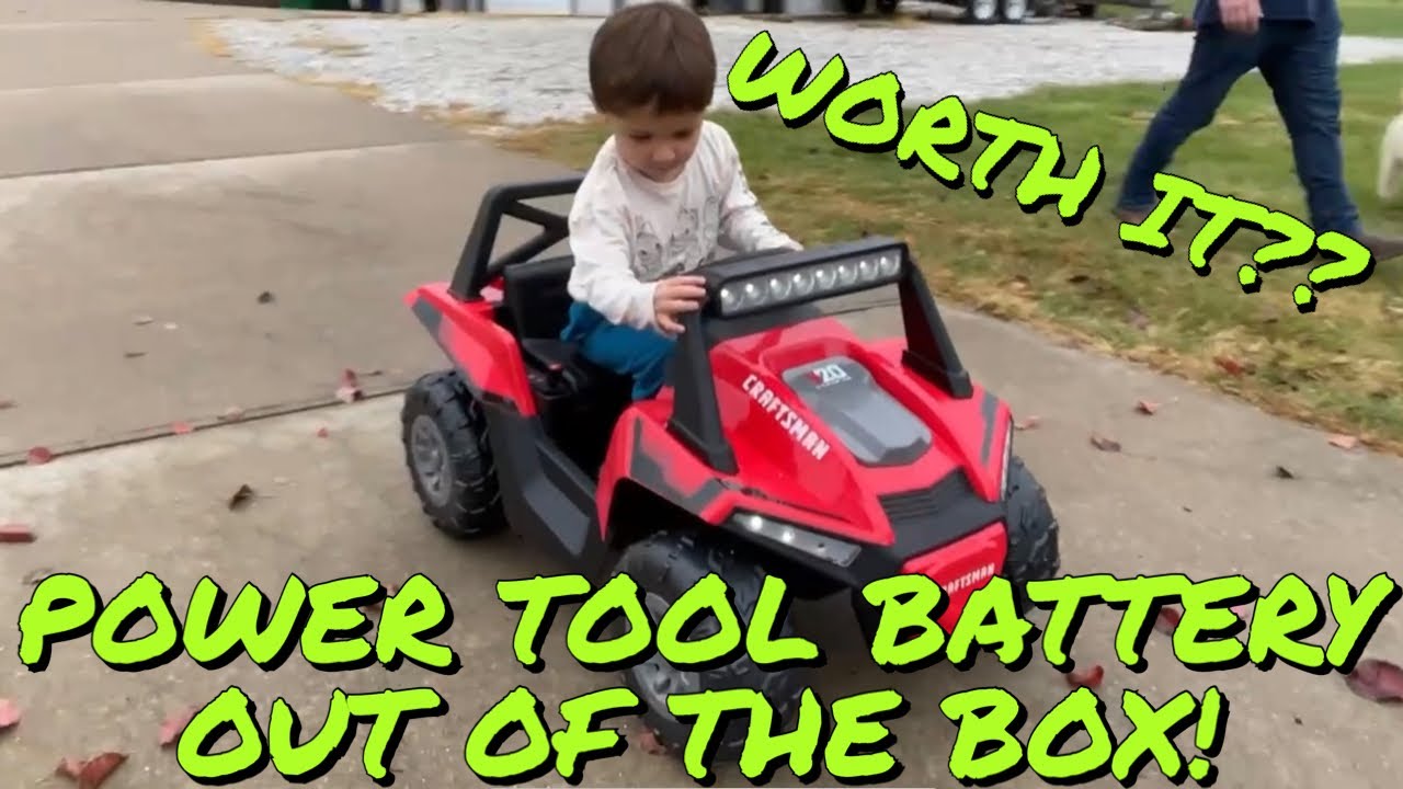 20V Craftsman Kids Ride On - YouTube