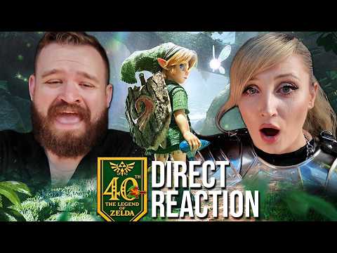 So Beautiful We CRIED?!? | The Legend Of Zelda 40th Anniversary Direct Reaction with Holly Wolf
