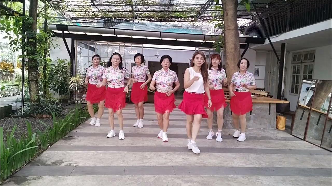 Mong Nan Nan (TikTok Viral) Line Dance | Choreo by Heru Tian | Improver | HnF Line Dance - YouTube