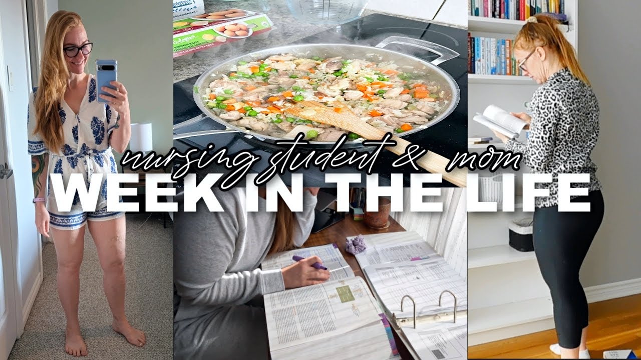 A Day In The Life Of A Nursing Student Mom - YouTube