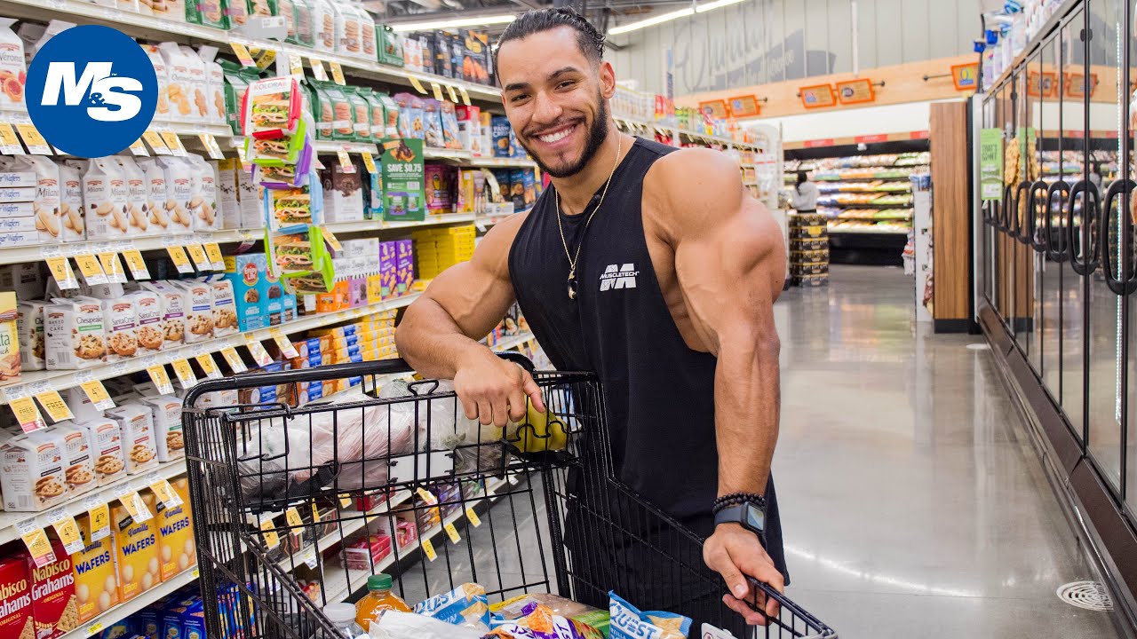 Grocery Shopping With Pro Bodybuilders | Joshua Manoi's On Prep Grocery ...