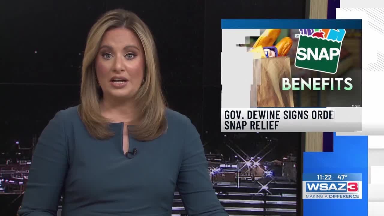 Ohio Gov. DeWine signs order for SNAP relief - YouTube