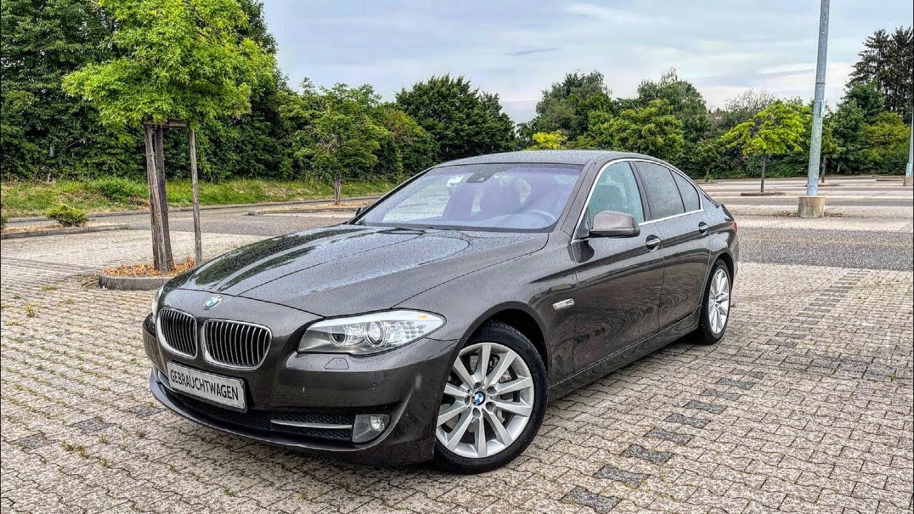 Осмотр BMW 535d F10 в седане и хорошей комплектации из Германии - YouTube