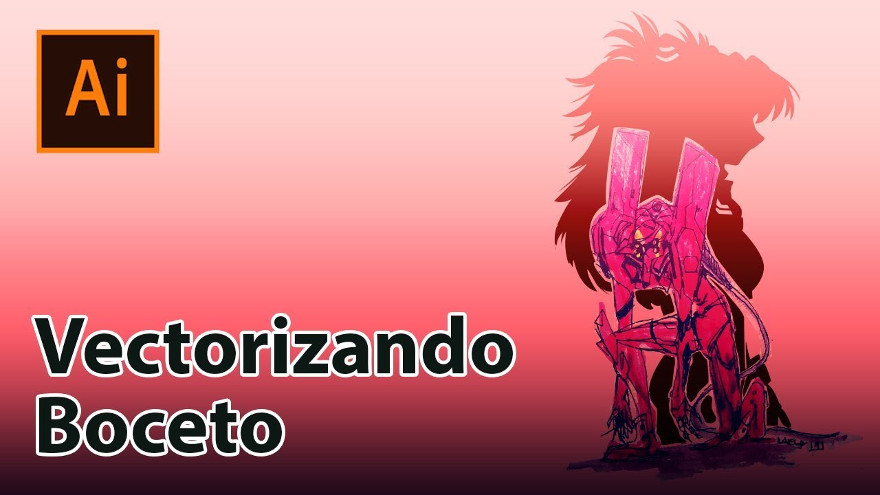 Vectorizando boceto en Adobe Illustrator - YouTube