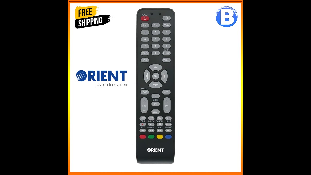Orient Remote Control For LCD TV With 3D Button | Orient LED Original ...