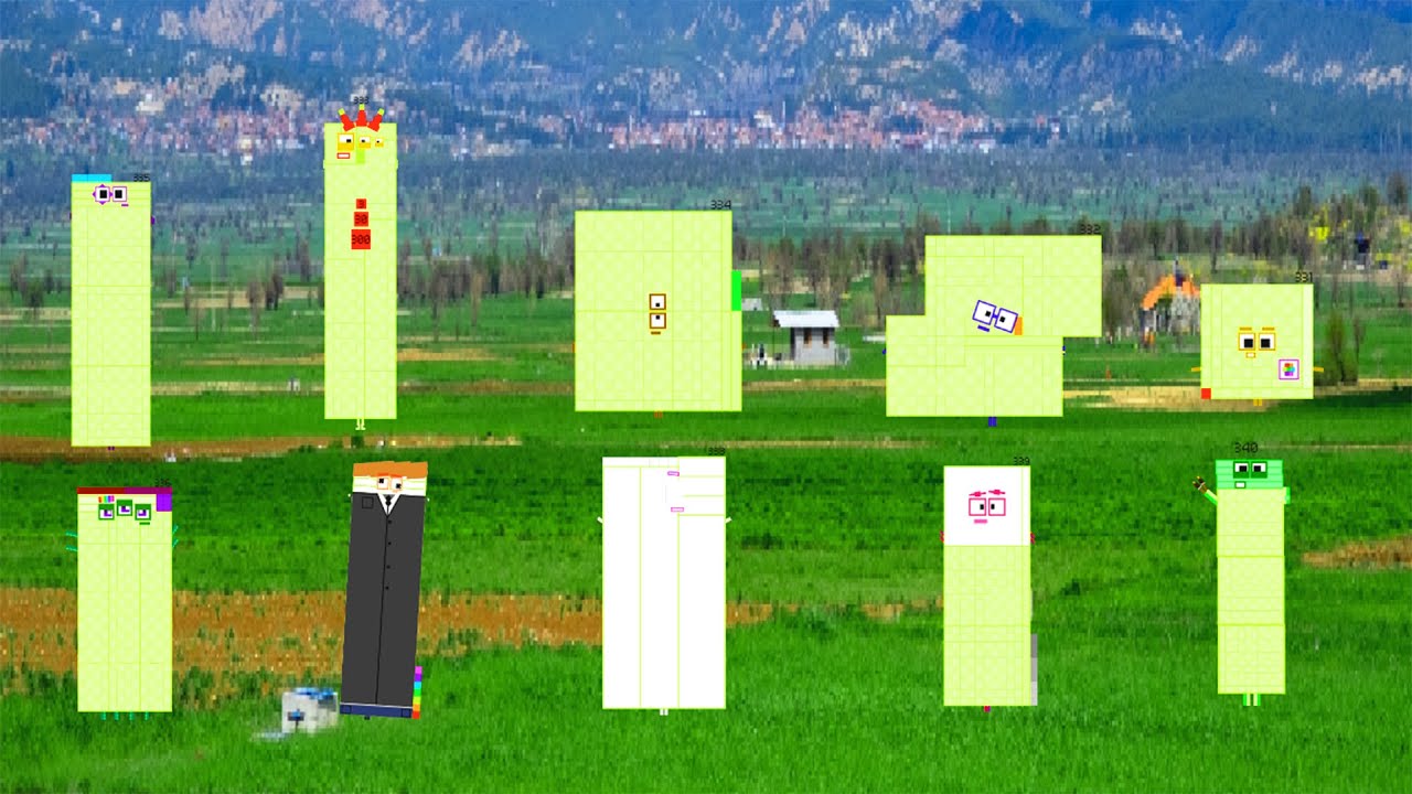 Numberblocks Band 331 to 340 remix 2 - YouTube