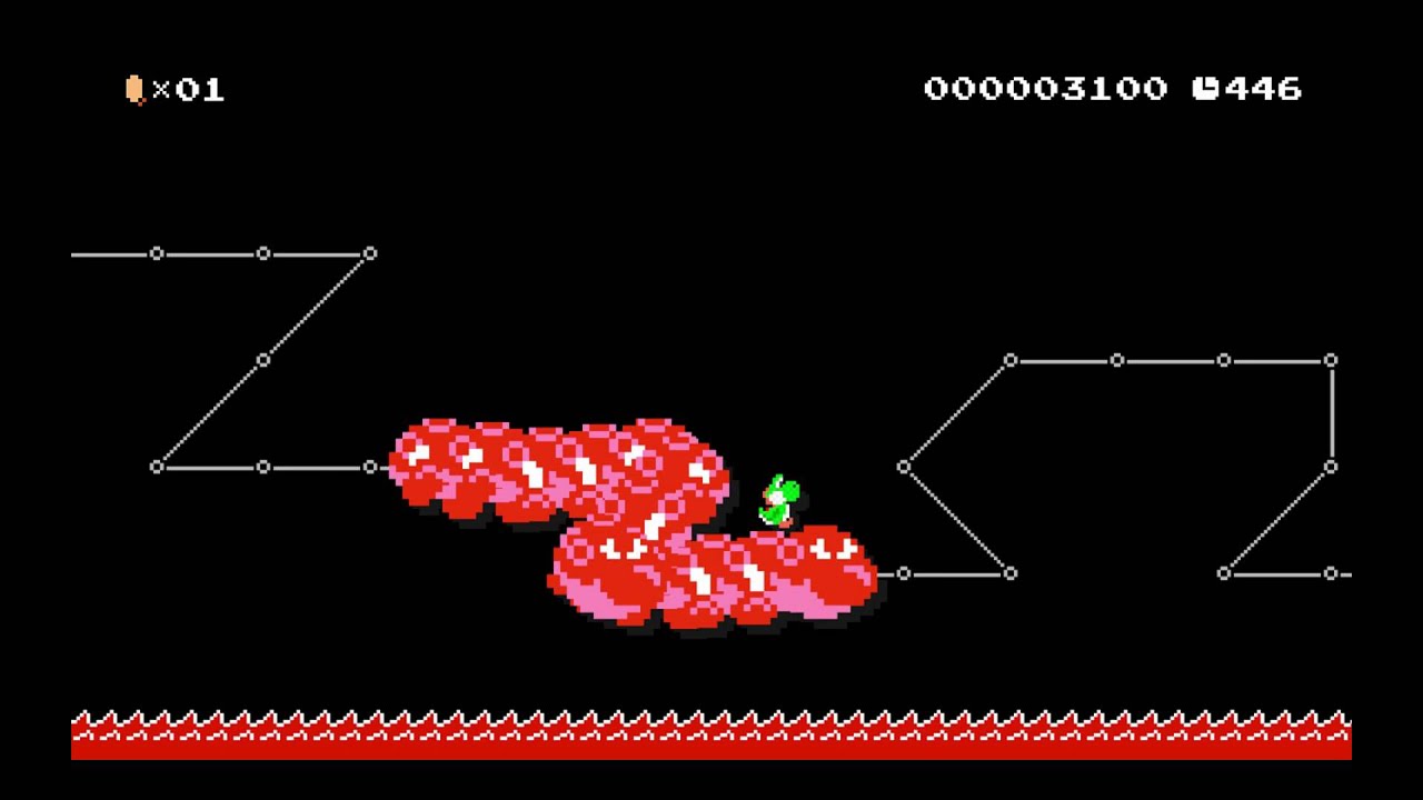 Super Mario Maker: Wiggler Train - YouTube