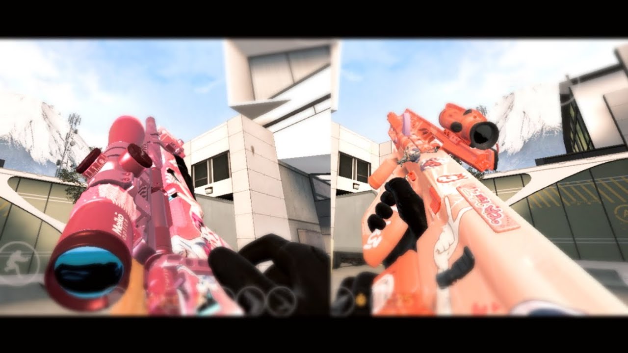 cod mw scout & aug for counter strike source android/pc - YouTube