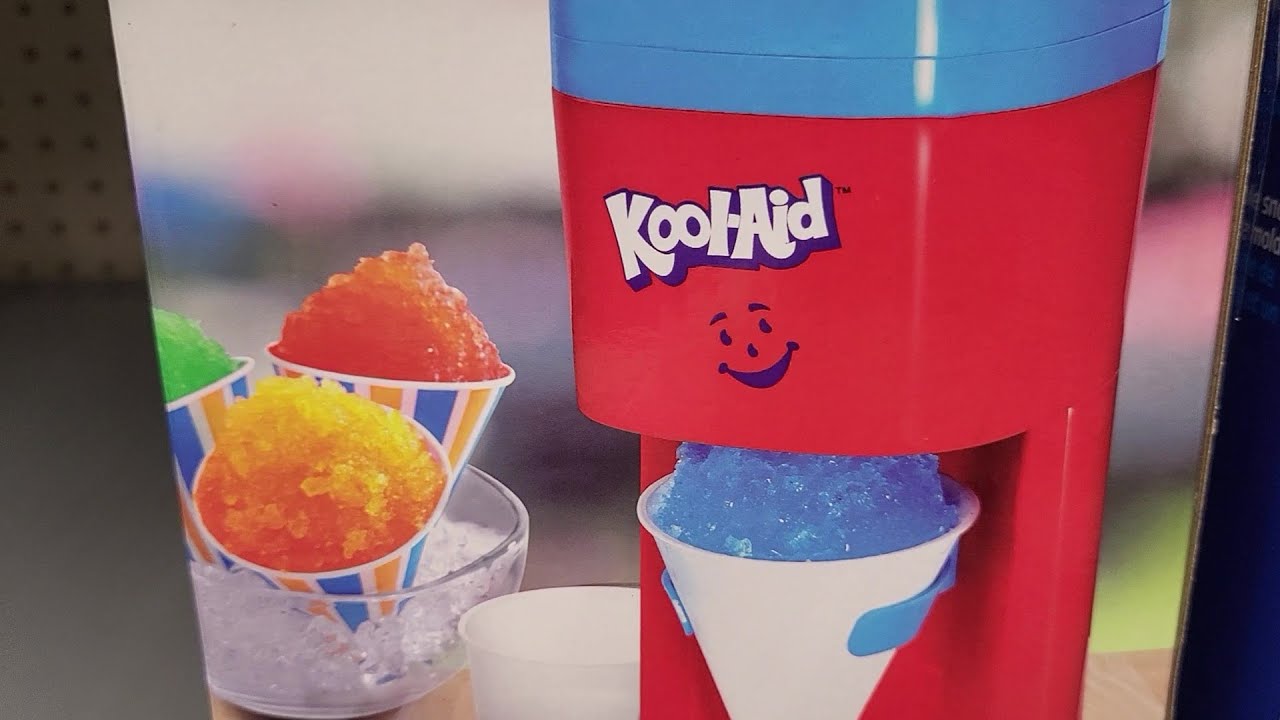 KOOL-AID SNOWCONE MACHINE AND SYRUP FLAVORS - GREEN APPLE - CHERRY ...