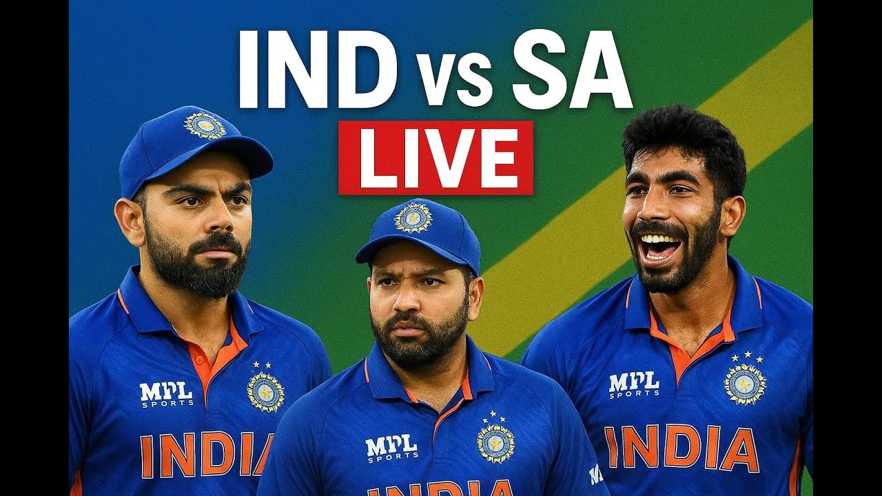 🔴 LIVE | India 🆚 South Africa | IND vs SA | Cricket Live Match | Real ...