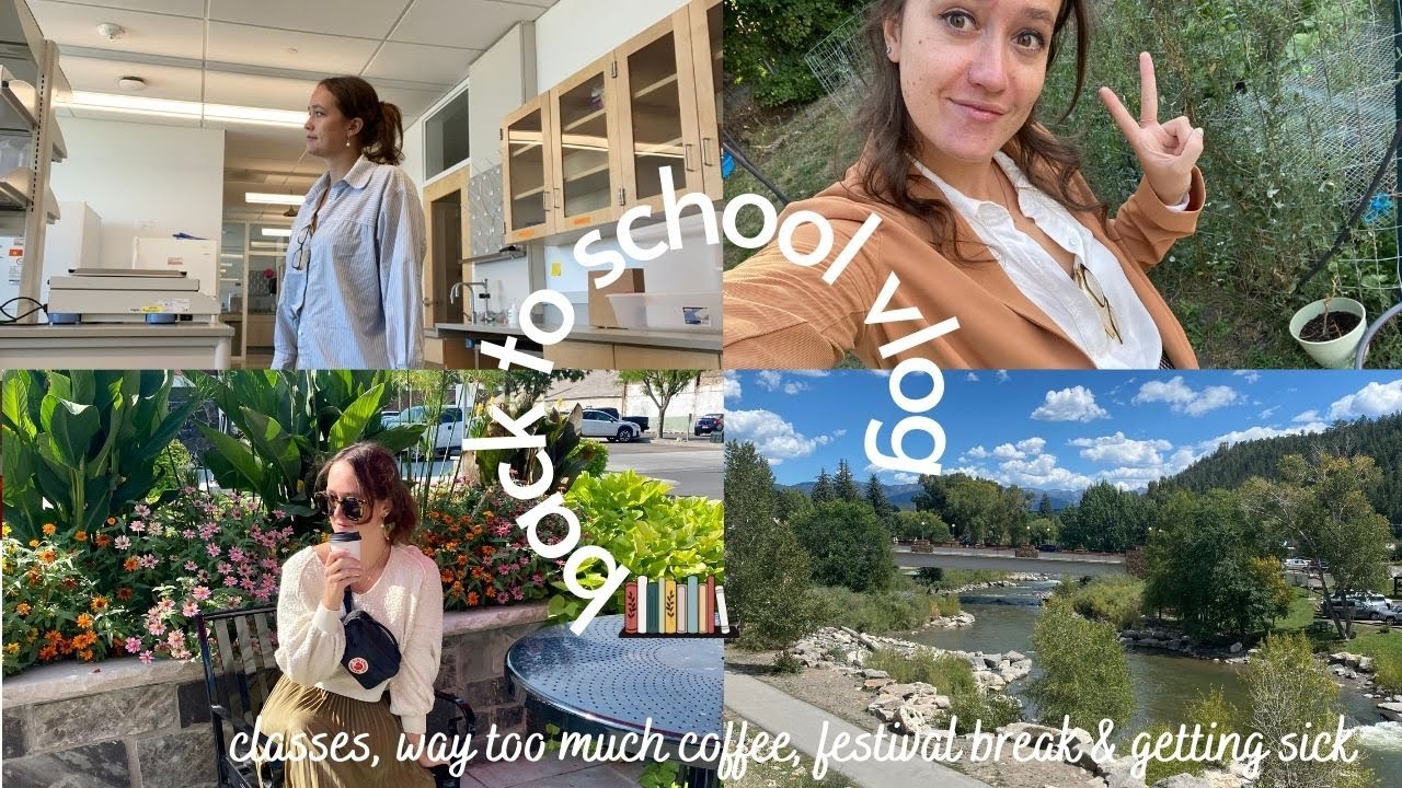 a hectic back to school PhD vlog... classes, a random festival weekend ...