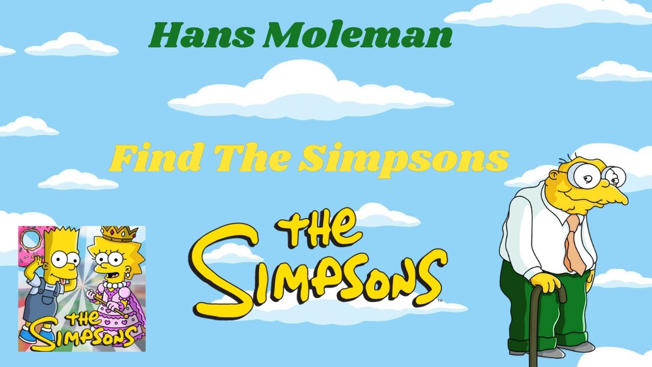 Find The Simpsons Hans Moleman - YouTube