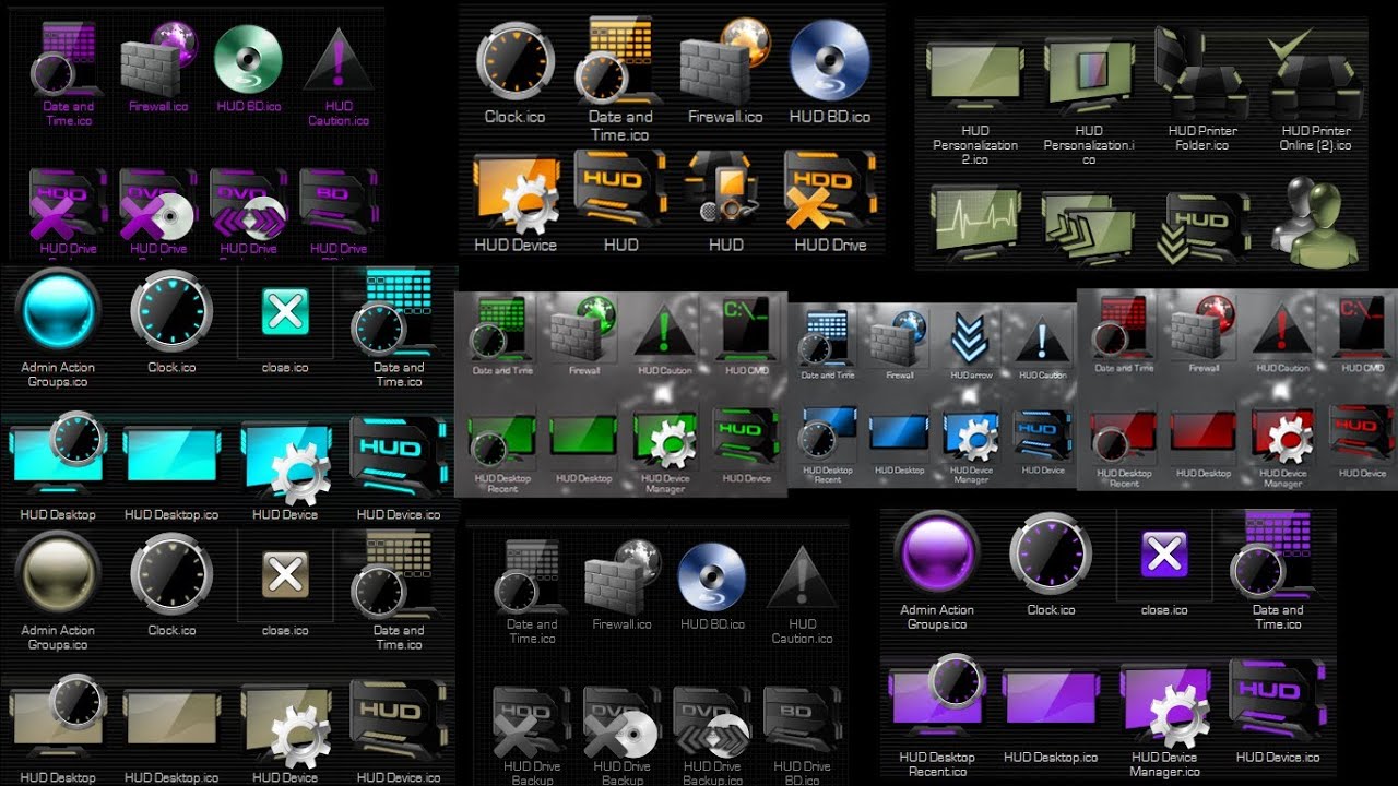 HUD Icons 7tsp para 8 y 8.1 - YouTube