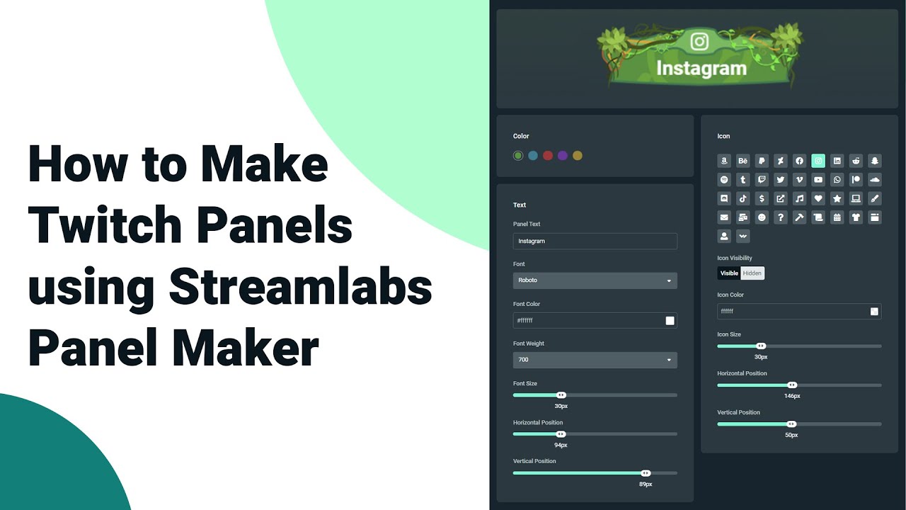 How to Make Twitch Panels using Streamlabs Panel Maker - YouTube