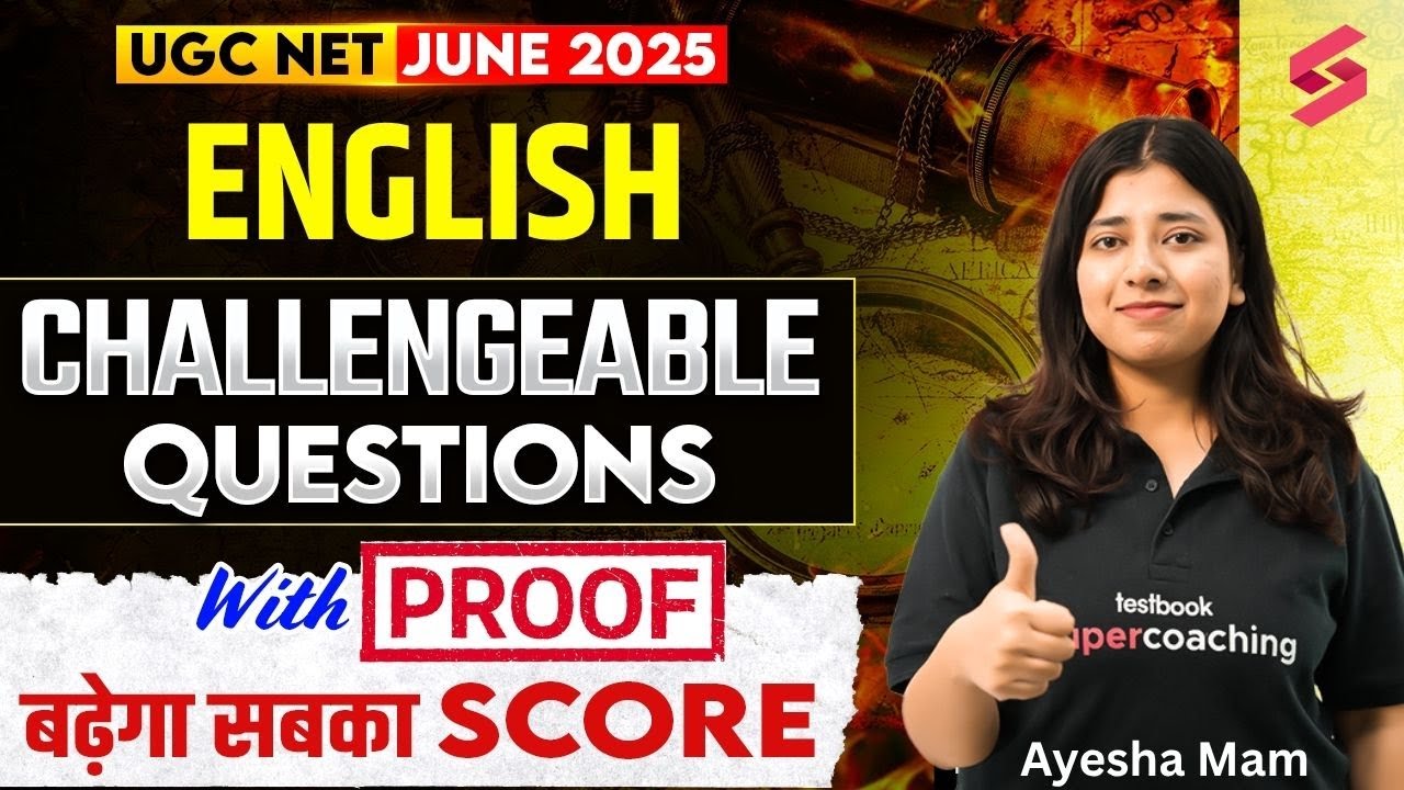 UGC NET English Challenge Questions 2025 | UGC NET Answer Key 2025 | UGC NET English Cut Off ...