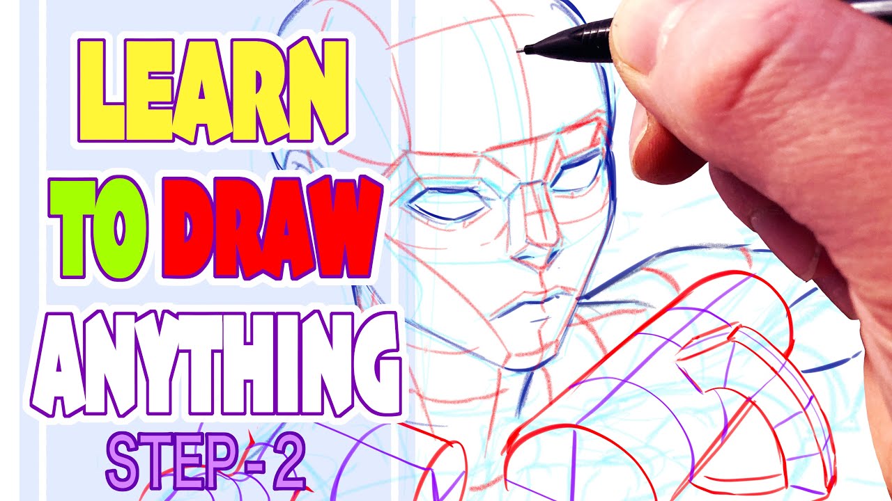 The Fastest Way To Get Better At Drawing! Step - 2 - How To Draw - YouTube