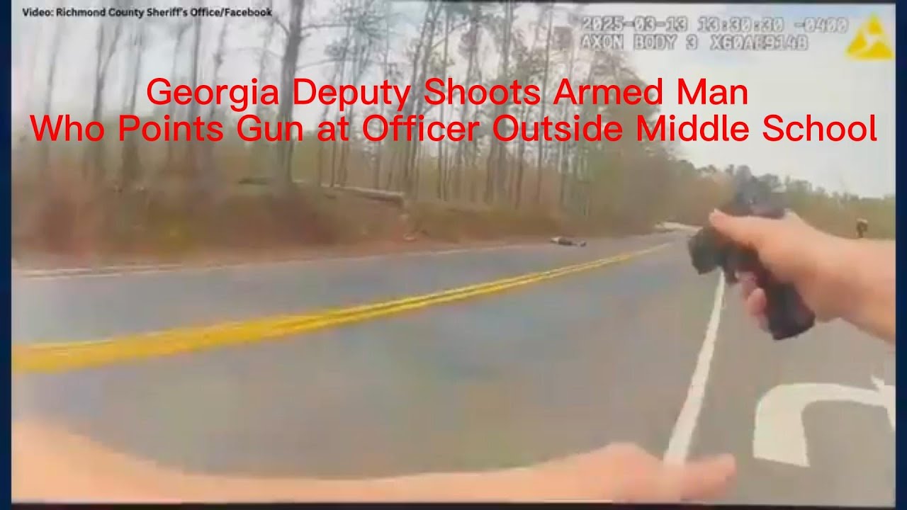 Georgia Deputy Shoots Armed Man Who Points Gun at Officer Outside ...