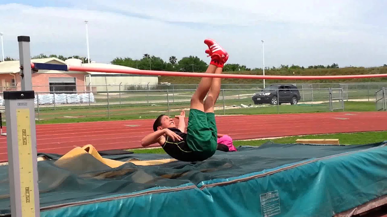 Devyn springboard high jump - YouTube