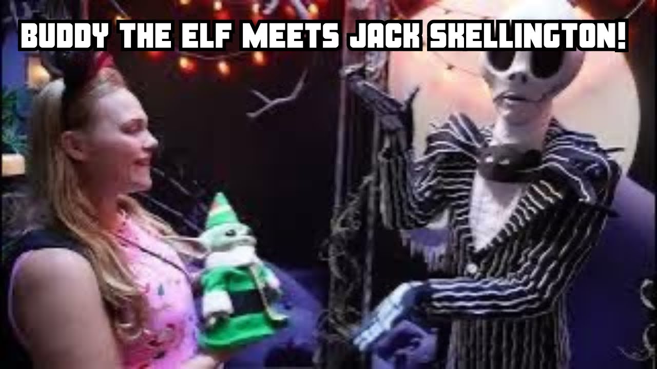 Buddy The Elf Meets Jack Skellington - YouTube