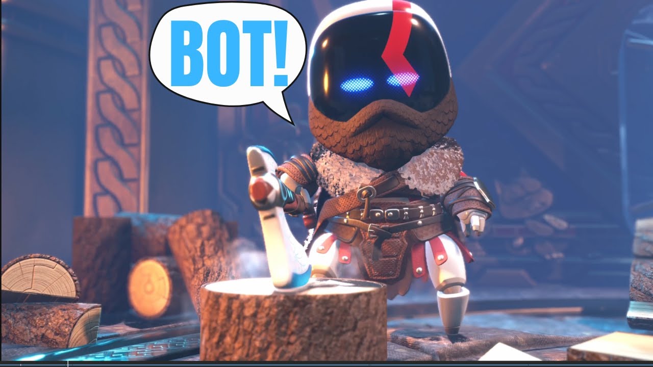 Bot Of War: Astro Bot God of War Ragnarok Full Level - YouTube