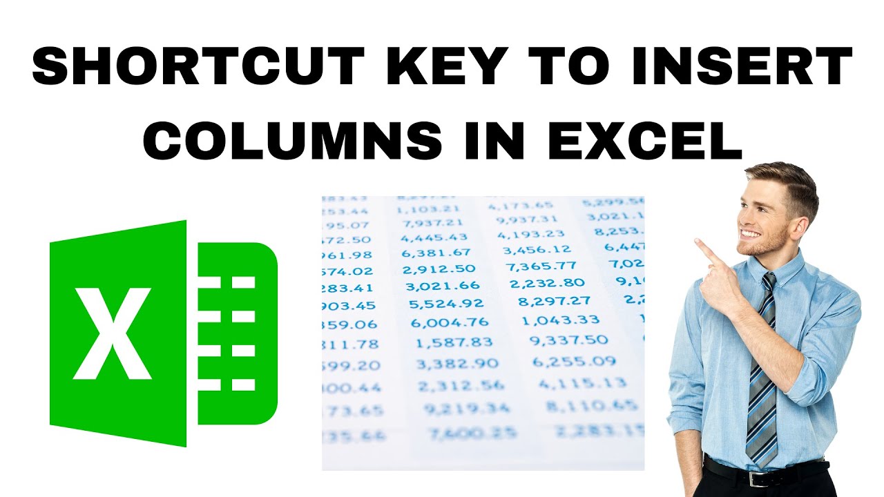 Shortcut Key To Insert Columns In Excel 2 STEPS YouTube Shortcut Key To Insert Columns In Excel 2 STEPS YouTube