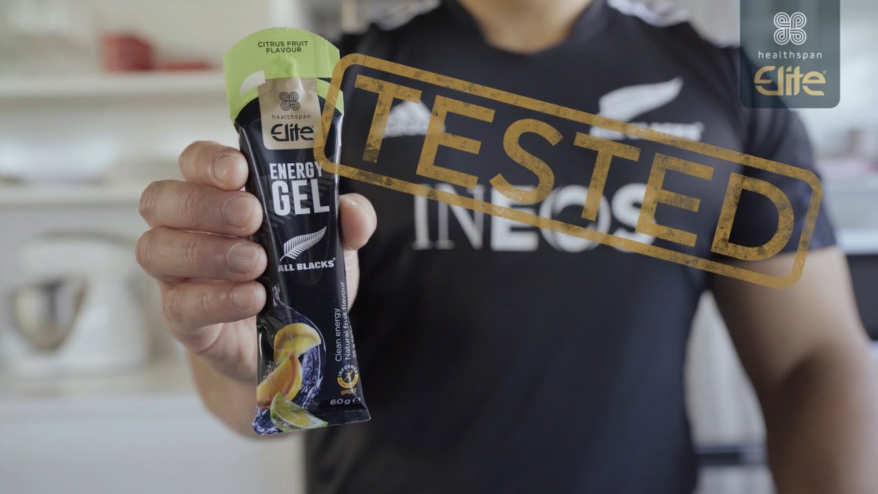 All Blacks test Healthspan Elite Energy Gels - YouTube