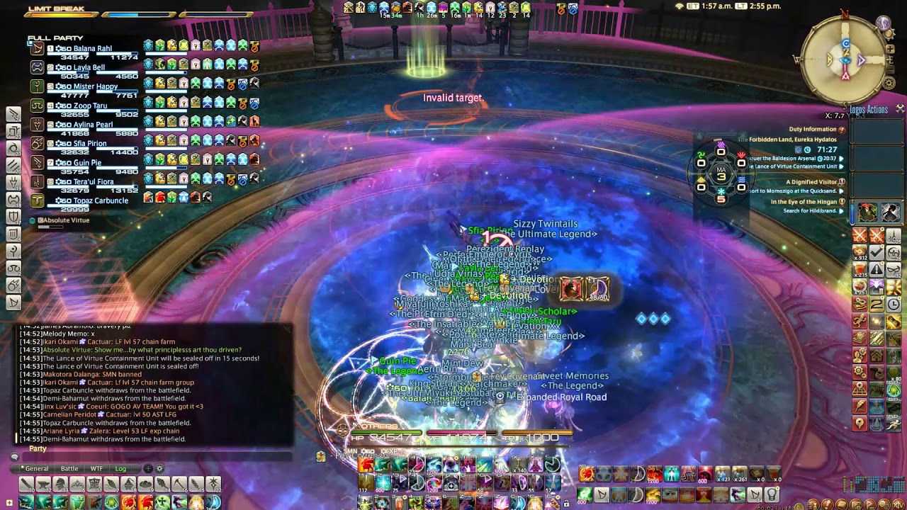FFXIV World First Absolute Virtue - YouTube