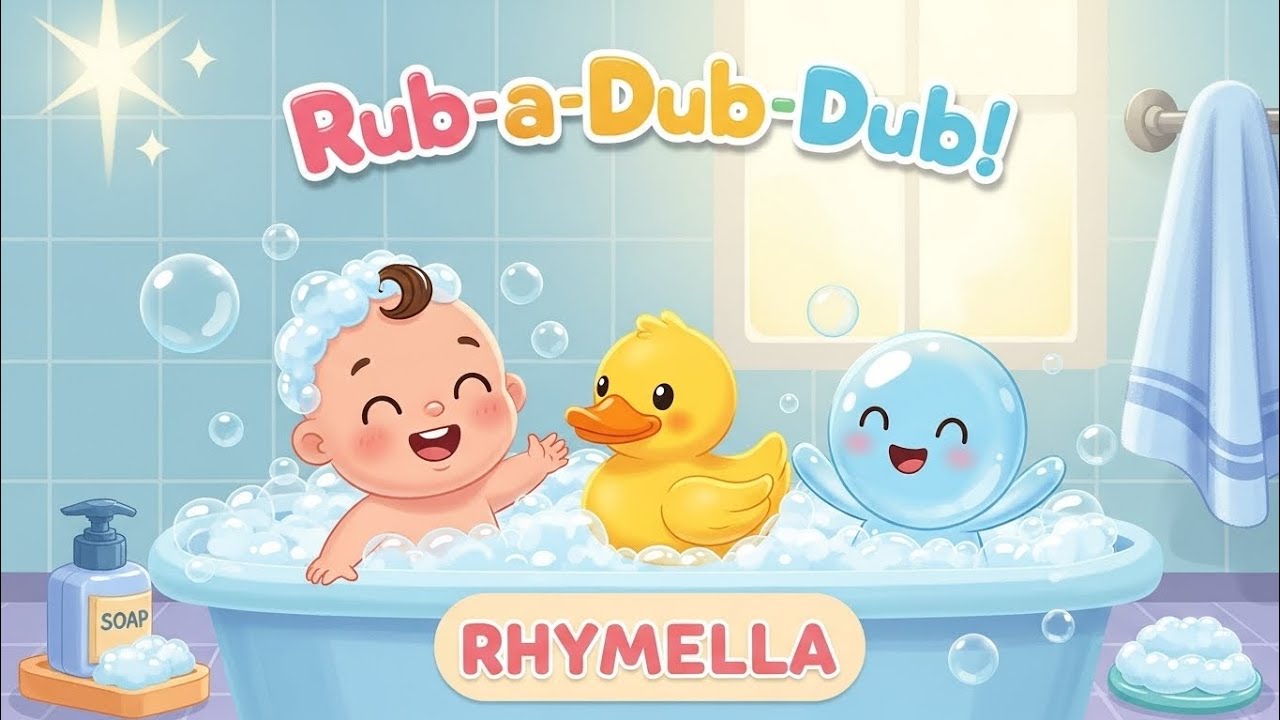 Rub-a-Dub-Dub | Kids learning | Rhymella ️ - YouTube