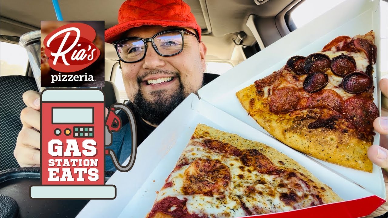 GAS STATION EATS ⛽️ Ria’s Pizzeria @ Cumberland Farms 🍕 - YouTube