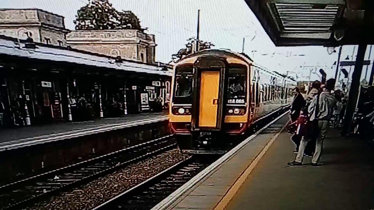 Train arrives at Ely railway station, from my USB archive. 2018 - YouTube