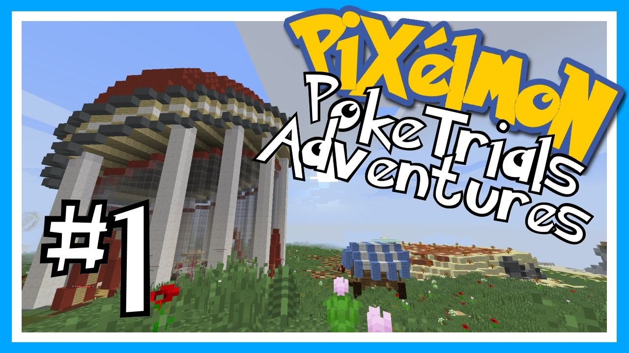 Pixelmon - PokeTrials Adventures! - Episode #1 - Stubborn Caterpie ...