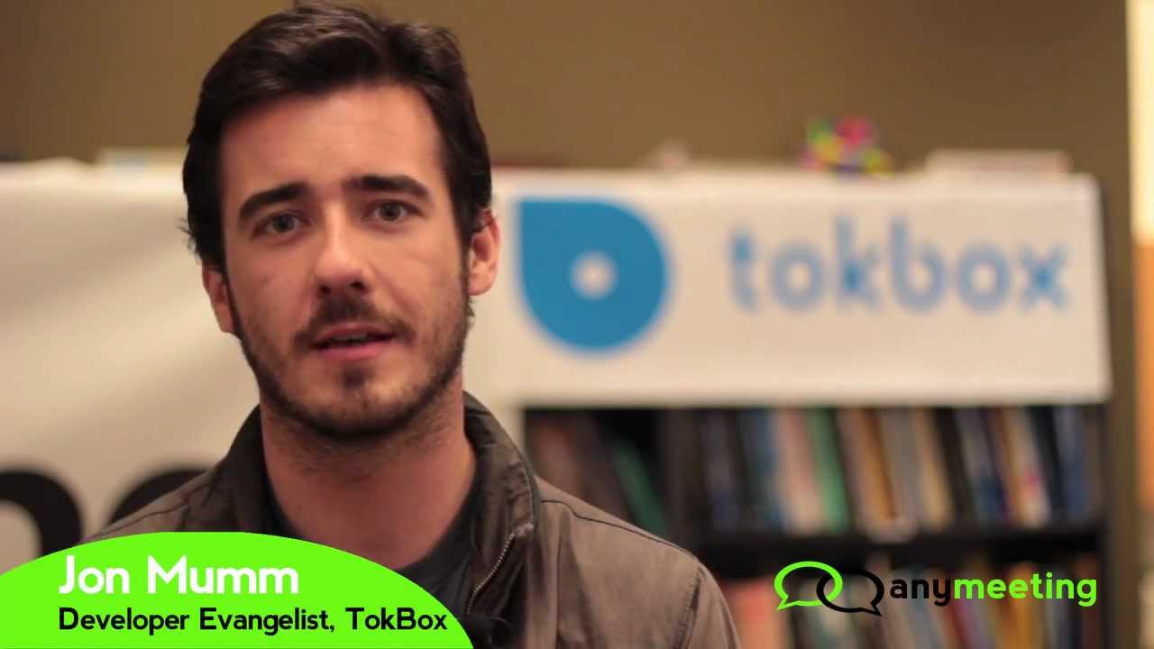 AnyMeeting WebRTC Hackathon - Jonathan Mumm, TokBox - YouTube