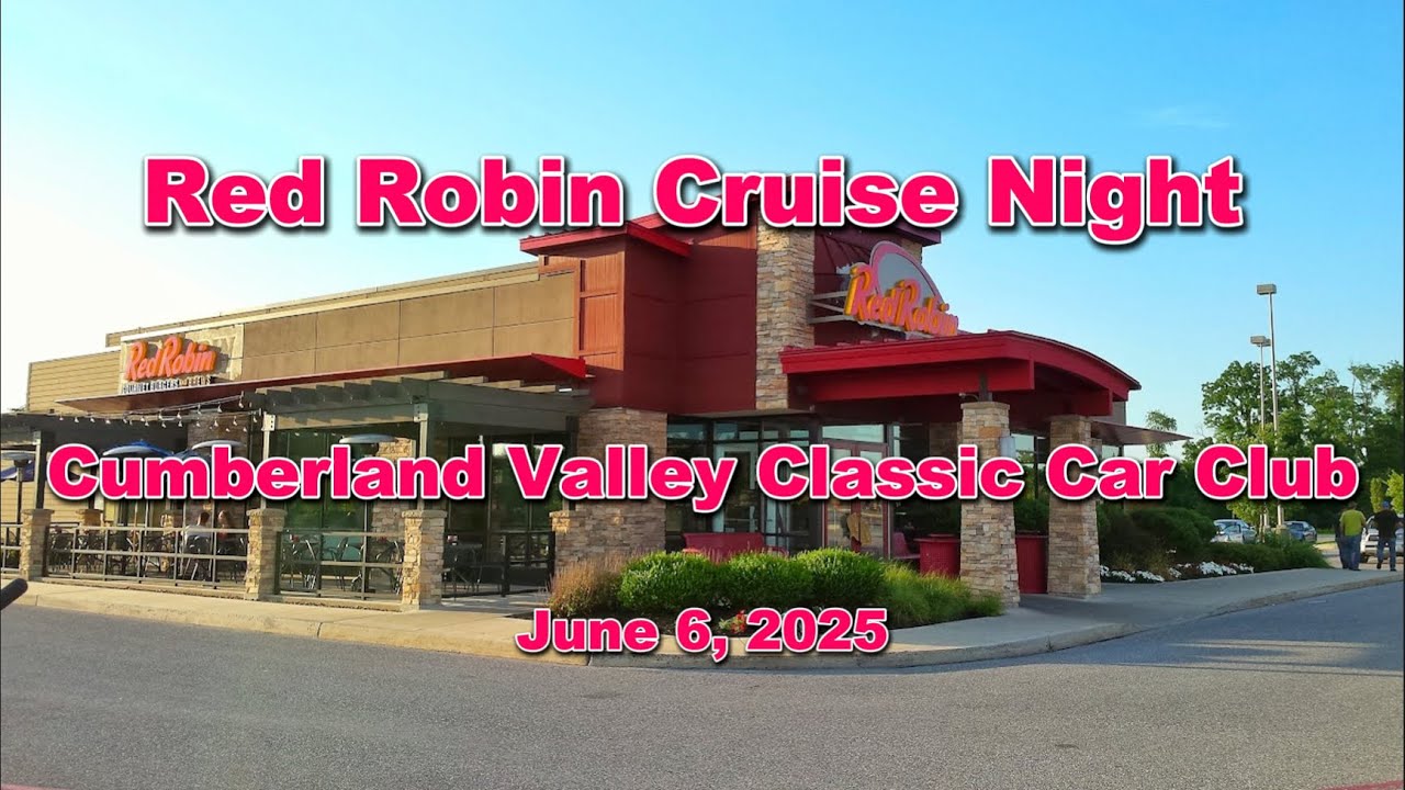 Red Robin Cruise Night - 6 June 2025 - YouTube